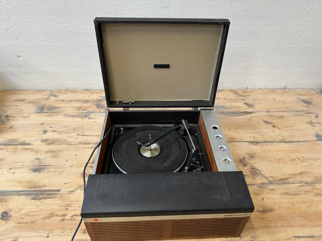 Vintage Ferguson Five Watt Solid State 3026 Record Player - Etsy