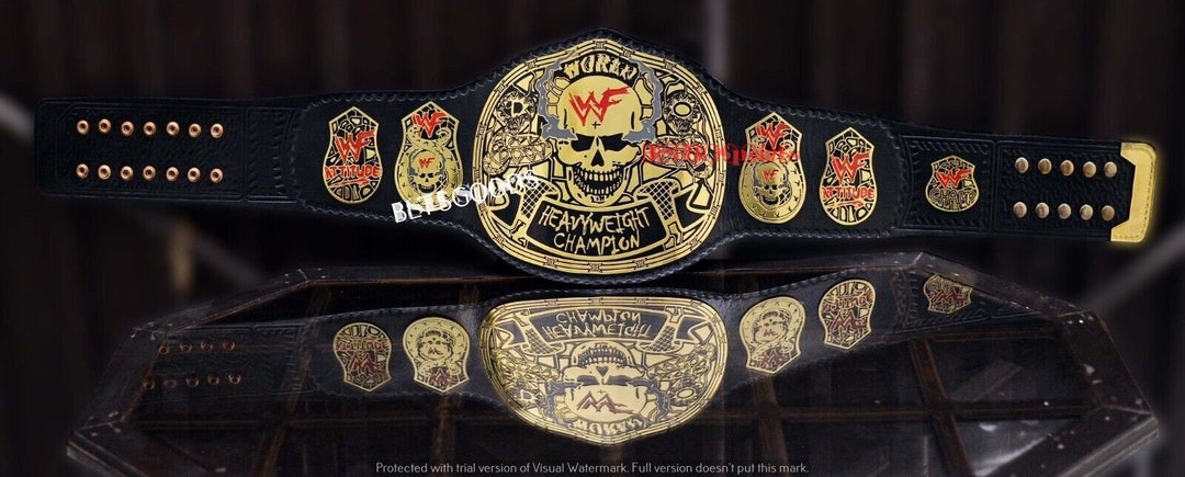 World Heavyweight Smoking Skull Stone Cold Championship Title - Etsy