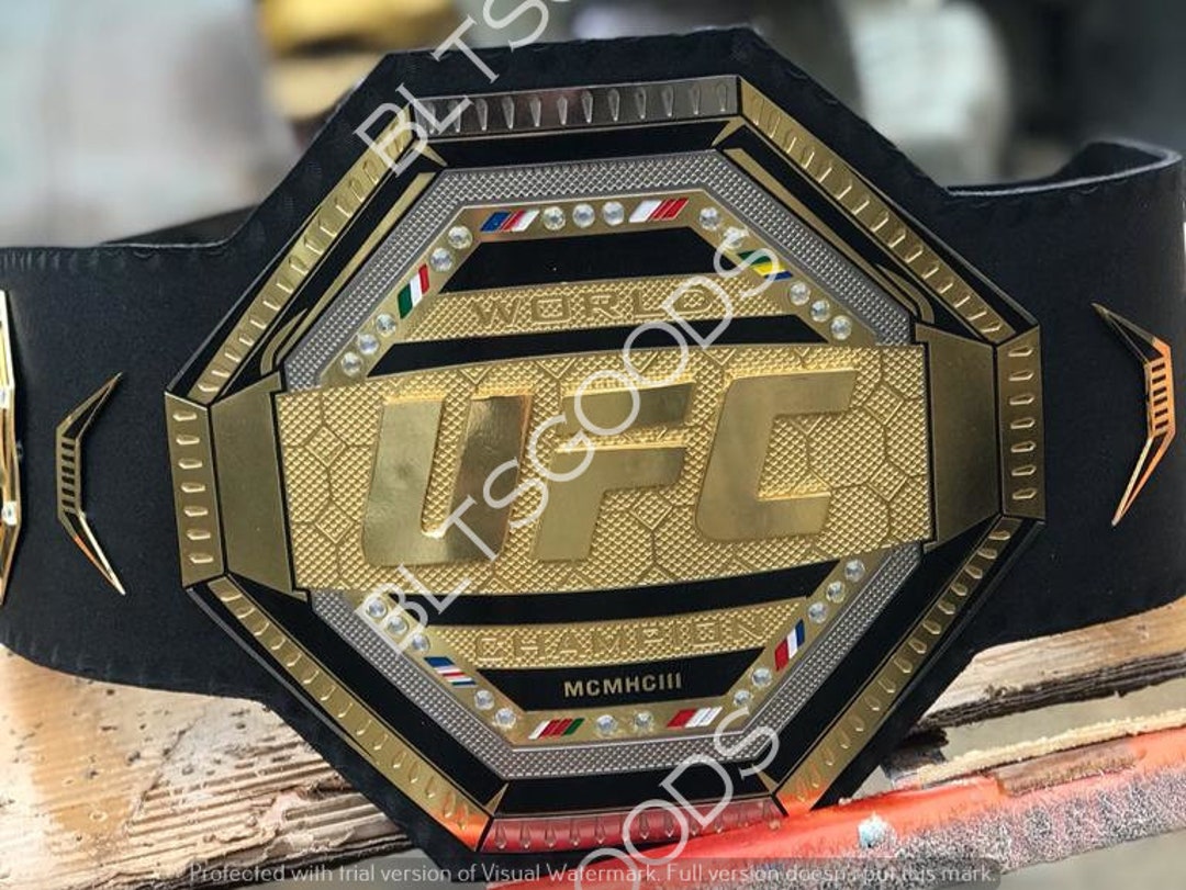 UFC Legacy Championship Replica Belt 2MM/4MM BRASS Plates - Etsy