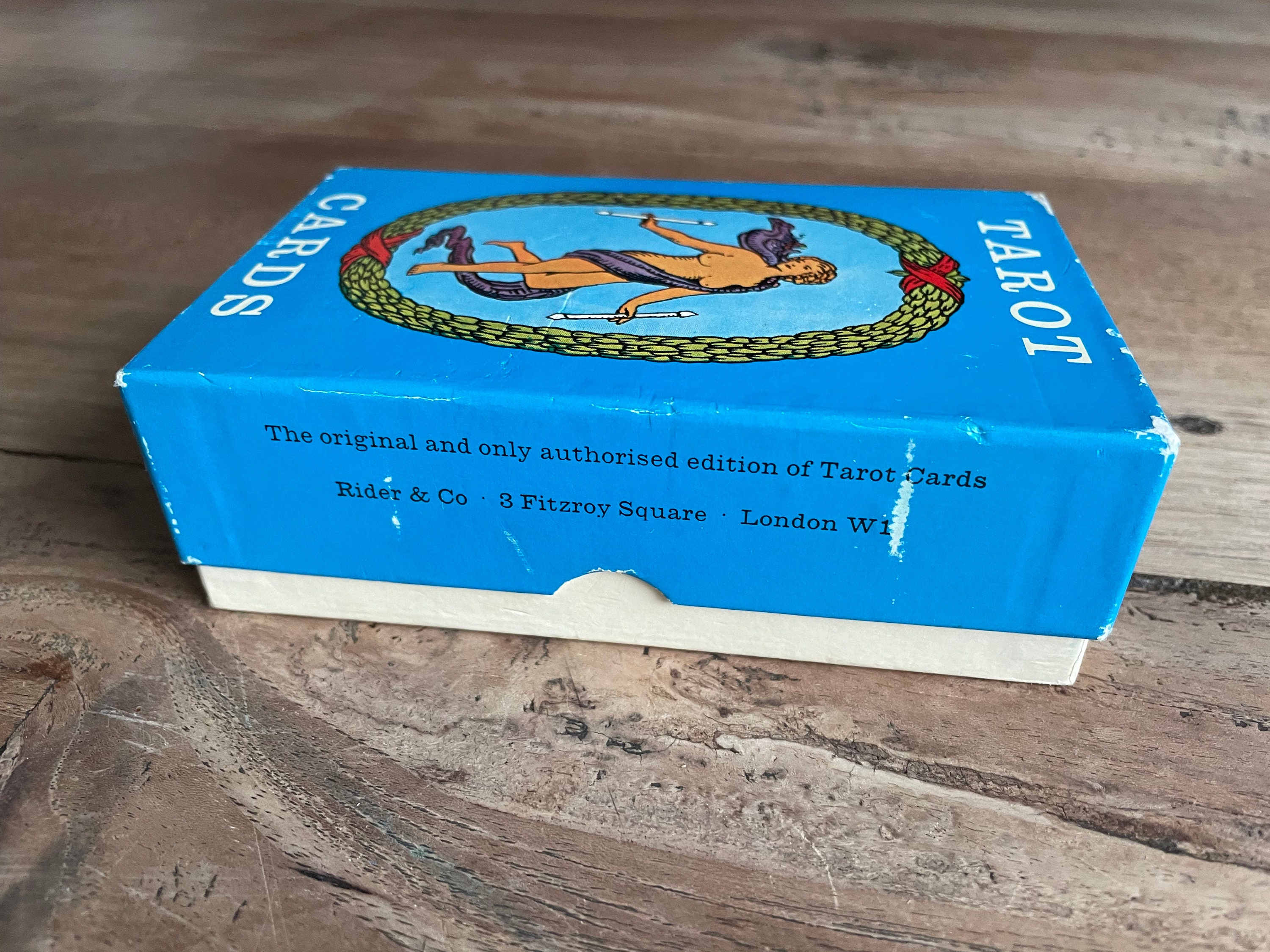 Rare Sealed Rider Waite Blue Box Tarot 1977 Complete With Instruction ...