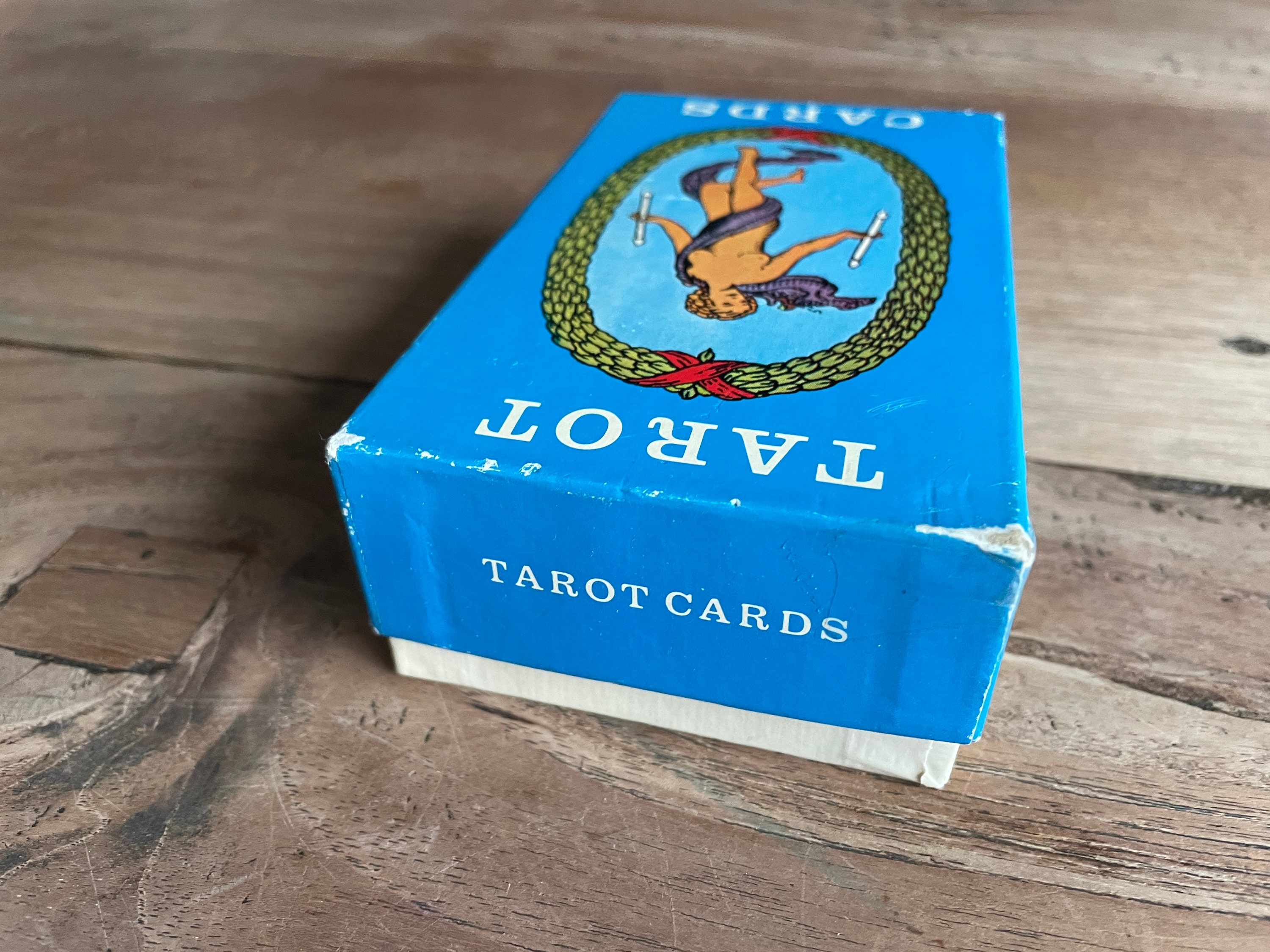 Rare Sealed Rider Waite Blue Box Tarot 1977 Complete With Instruction ...