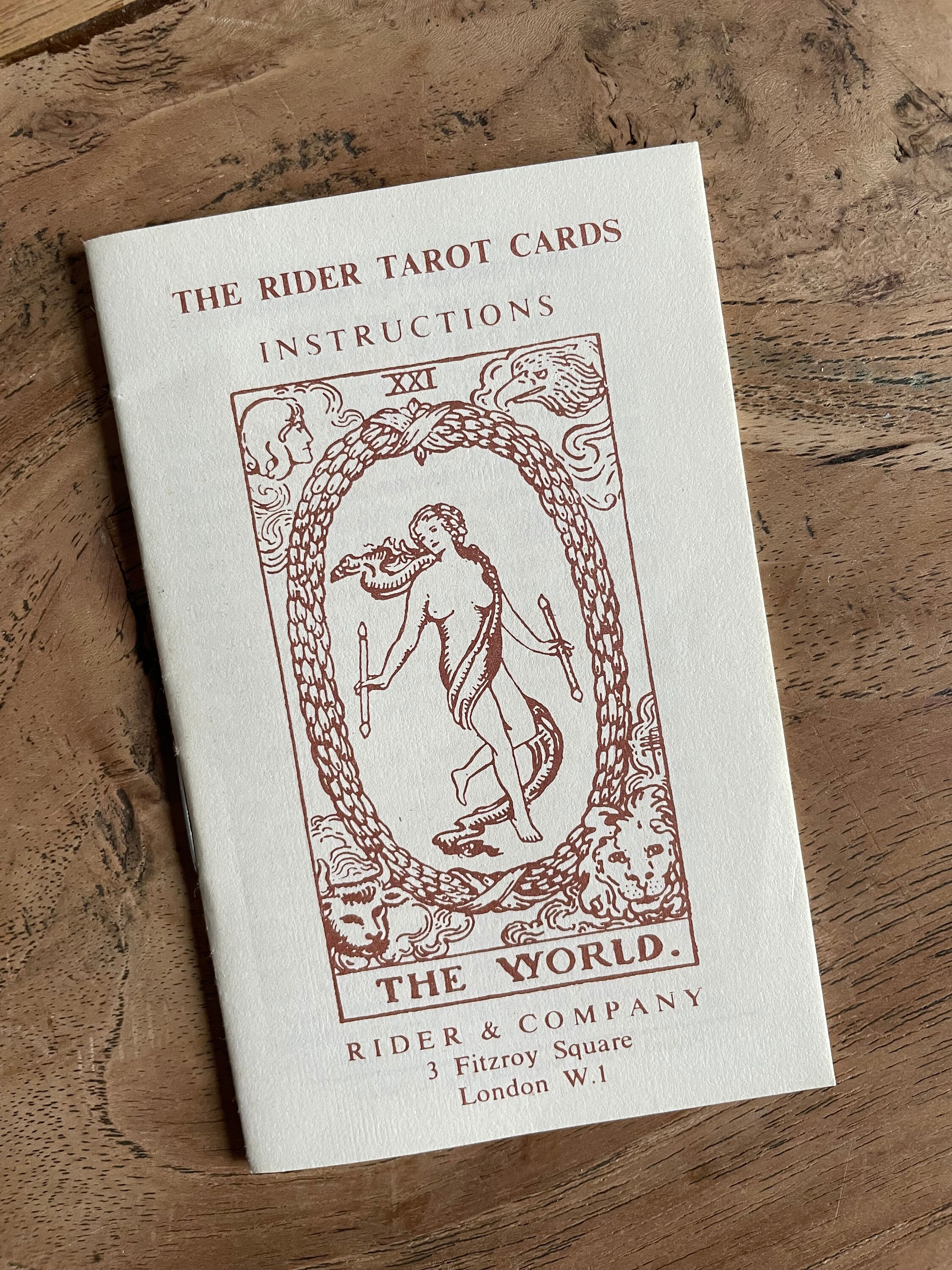 Rare Sealed Rider Waite Blue Box Tarot 1977 Complete With Instruction ...