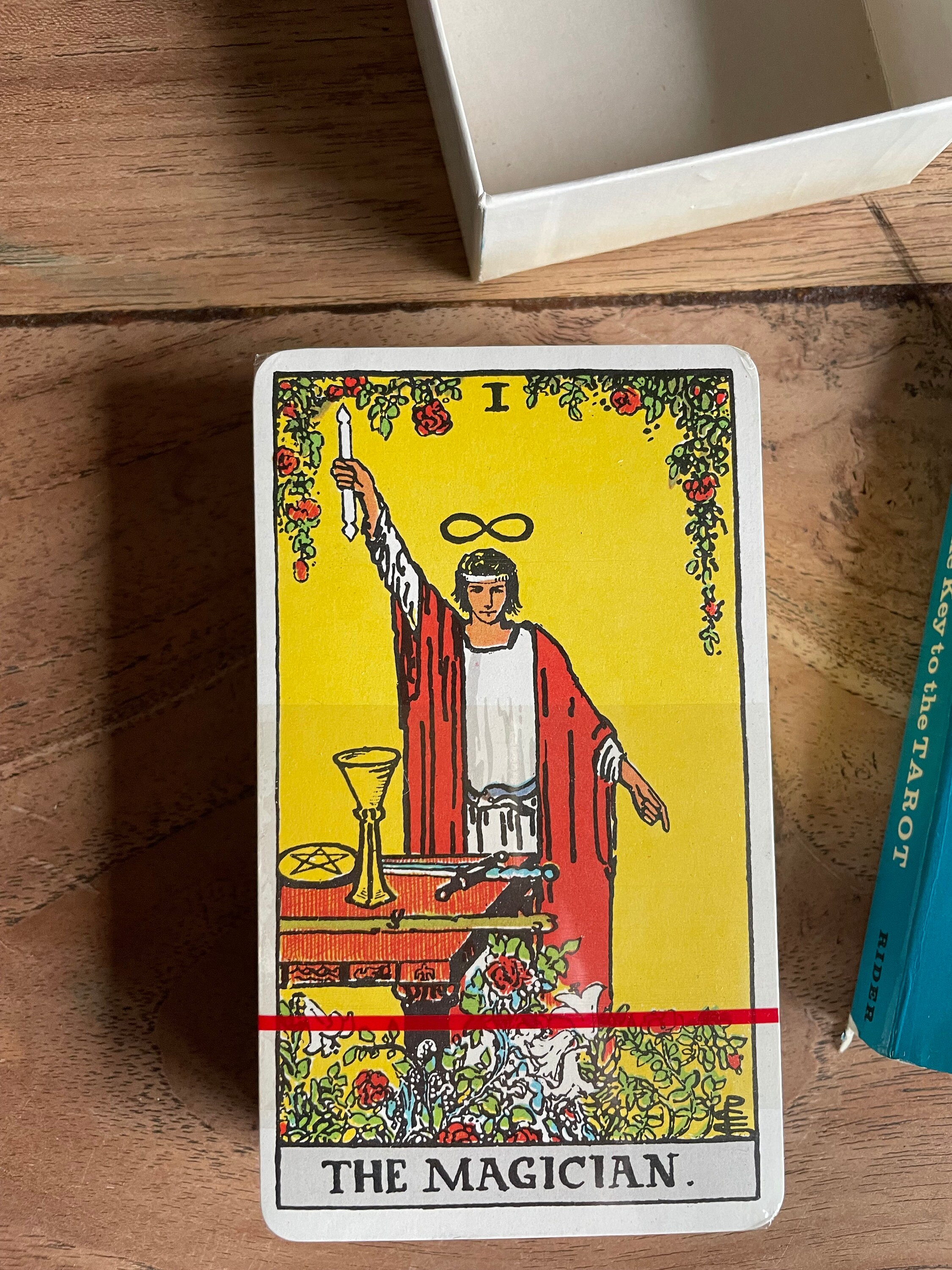 Rare Sealed Rider Waite Blue Box Tarot 1977 Complete With Instruction ...