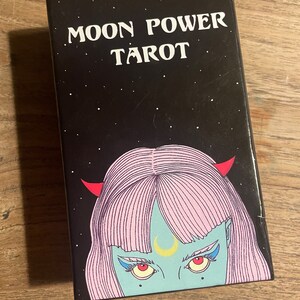 Rare Moon Power Tarot Magical Illustrations - Etsy
