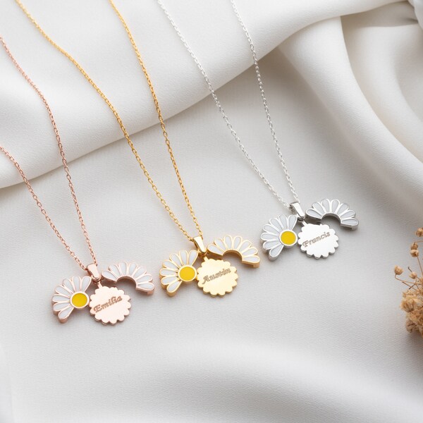 Daisy Necklace - Etsy