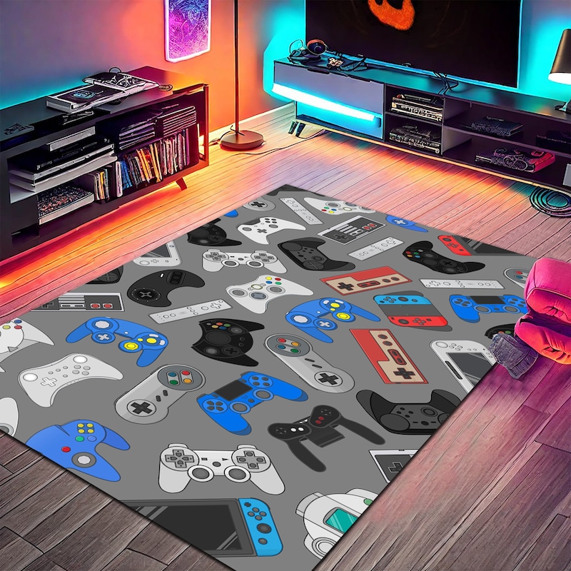 Gamer Rug - Etsy