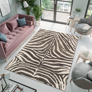 Zebra Pattern Rug, Zebra Rug,pattern Rug, Animal Pattern Rug, Modern ...