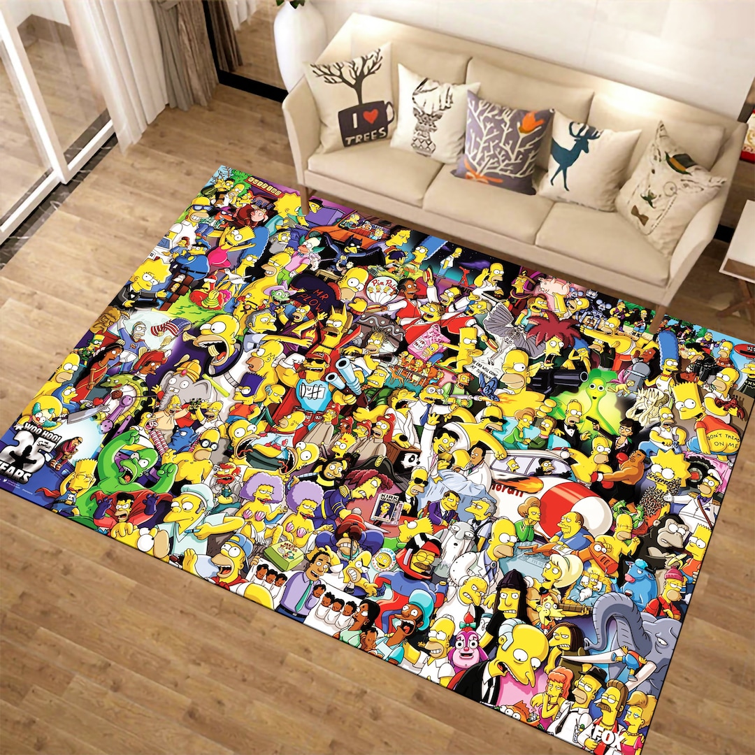 Simpsons, Mixed Simpsons Rug, Popular Rug, Fantastic Rug, Legend Rug ...