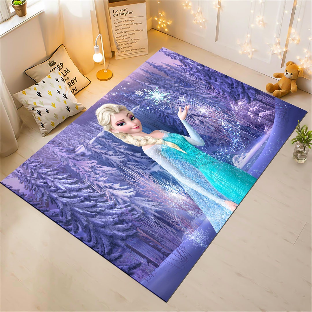 Frozen Rug, Elsa Rug,nursery Rug, Kids Rug, Minimalist Rug, Custom Rug ...