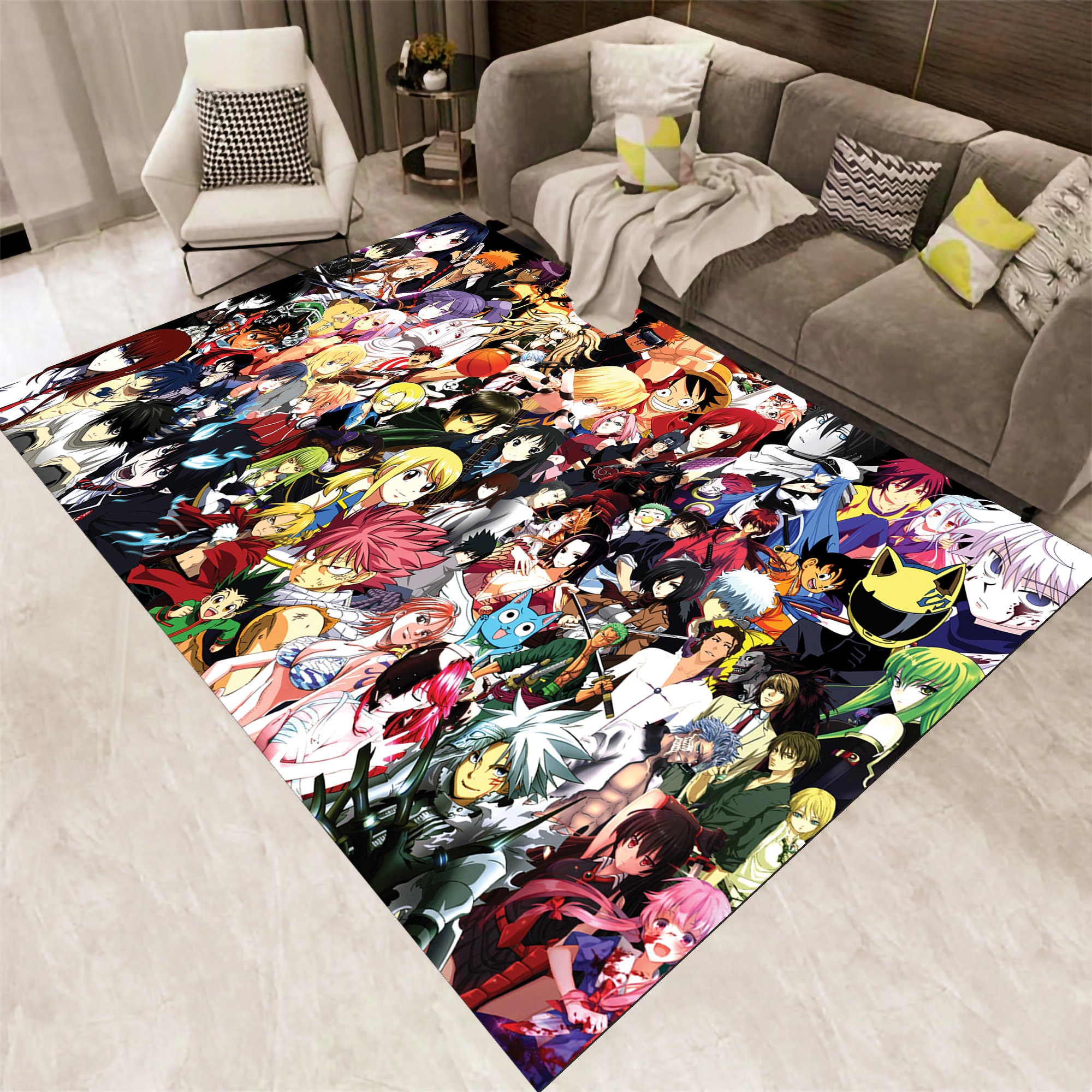 Anime Rug, Mixed Anime Rug, Kawaii Rug, Fantastic Rug, Popular Rug ...