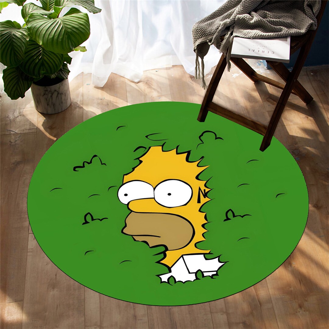 The Simpsons, Simpsons Rug, Green Rug, Popular Rug, Fantastic Rug ...