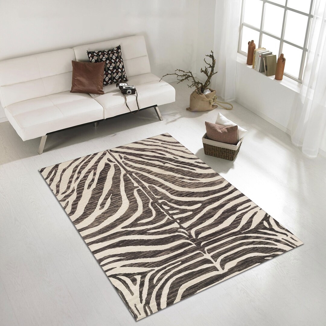 Zebra Pattern Rug, Zebra Rug,pattern Rug, Animal Pattern Rug, Modern ...