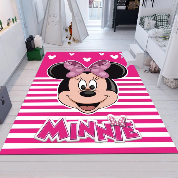 Minnie Mouse Bedroom Rug - Etsy