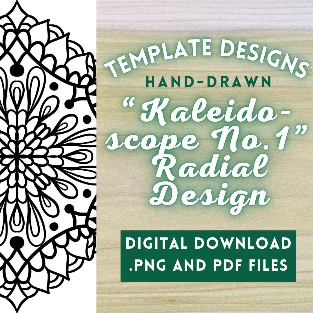 Kaleidoscope No.1 Mandala Radial Design PNG Digital File // Art Pattern ...