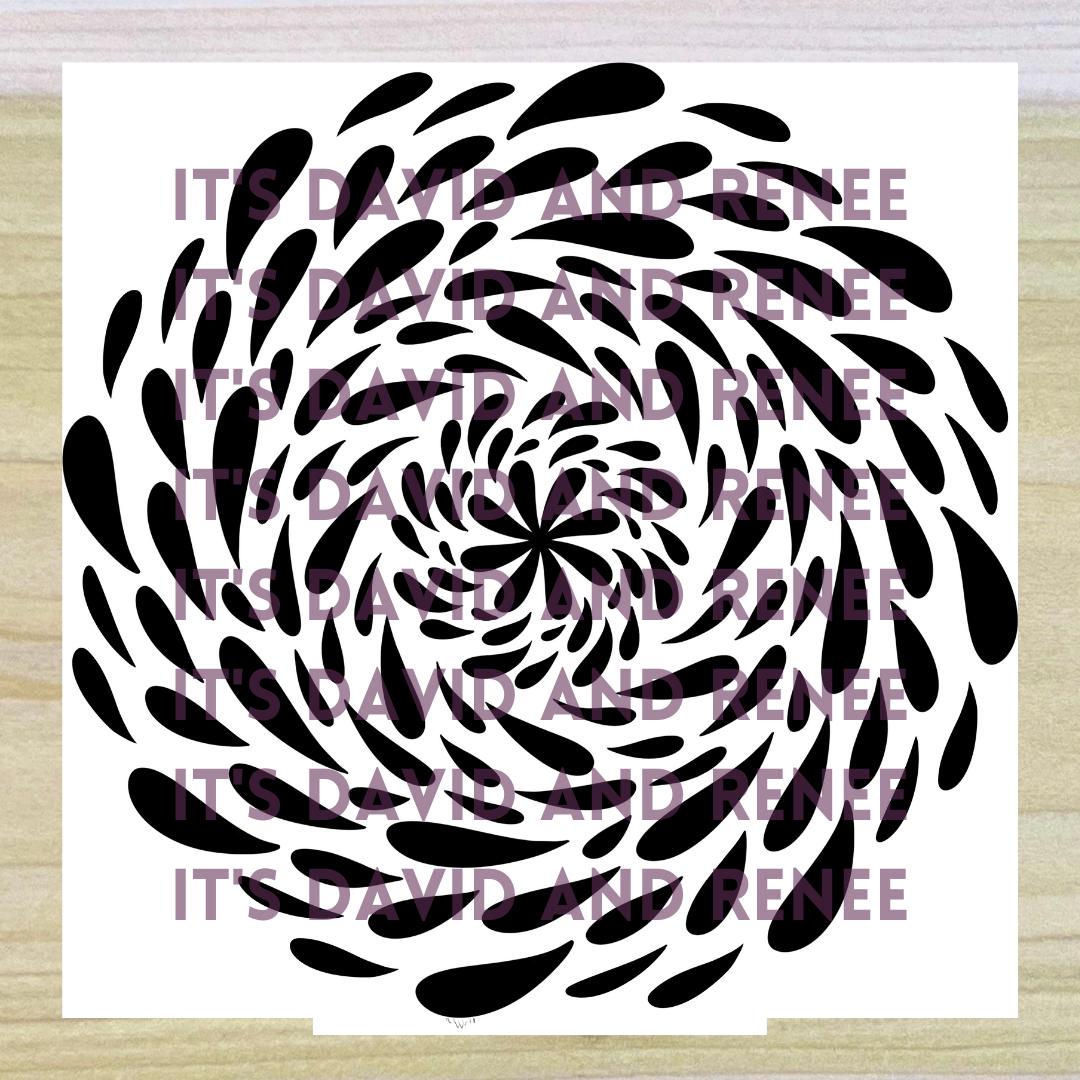 Water Swirl Mandala Radial Design PNG Digital File // Art Pattern ...