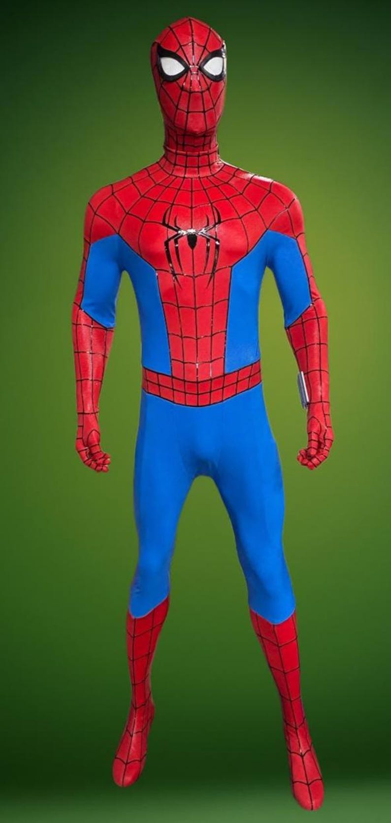 3D Texture Spider-man Cosplay Suit: Silicone Screen Printed Bodysuit ...
