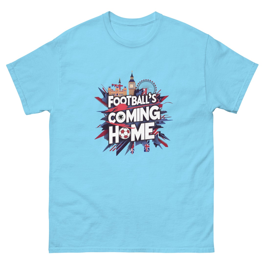 England Football Shirt Euro 2024 Football's Coming Home T Shirt Gift Design - Etsy