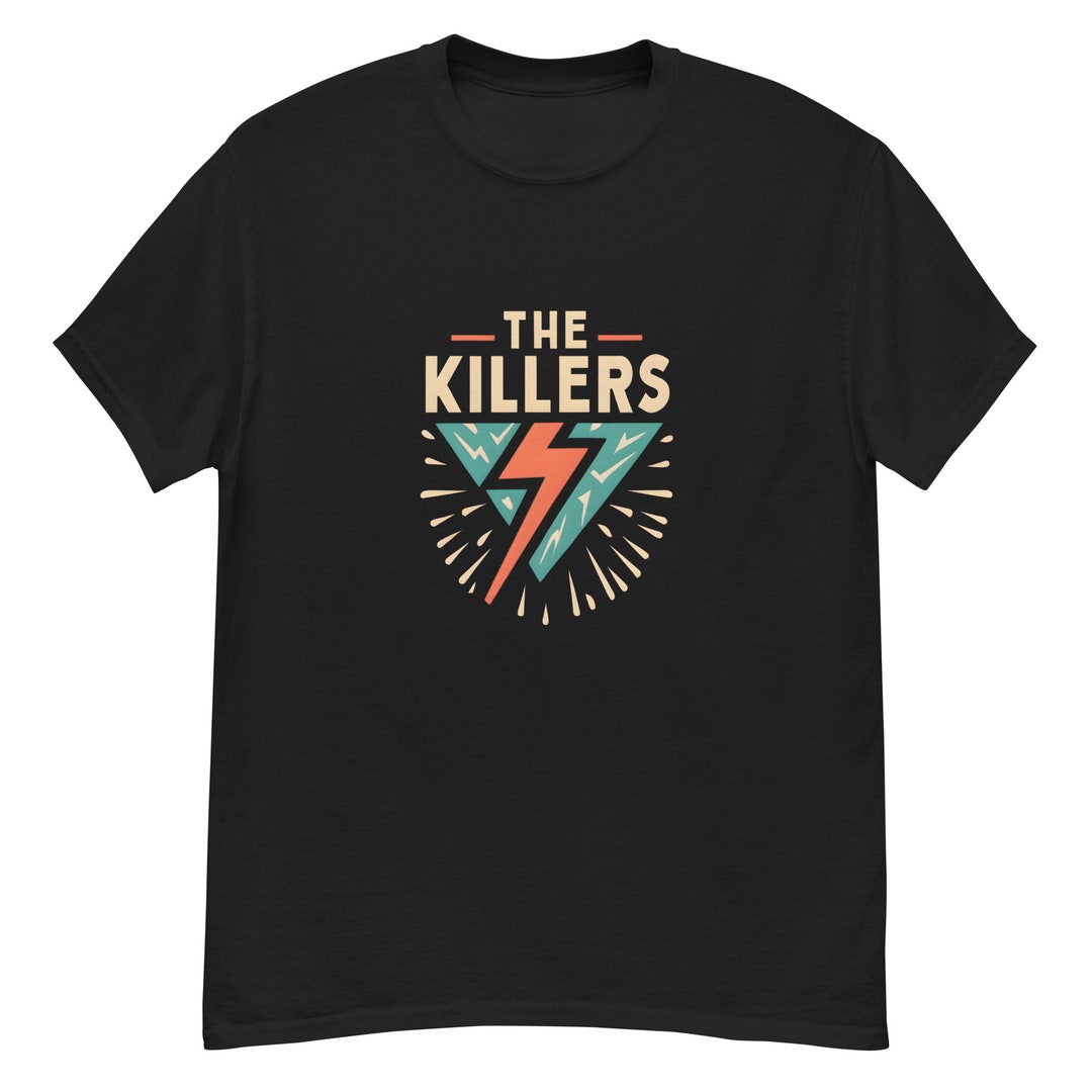 The Killers Custom T Shirt Design for Men, Black, Navy T Shirt, Men's ...