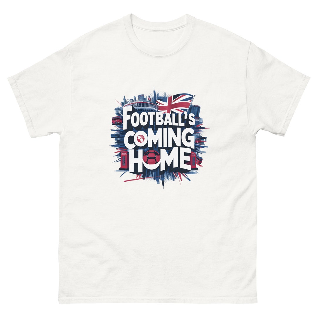 England Football Shirt Euro 2024 Football's Coming Home T Shirt Gift Design - Etsy
