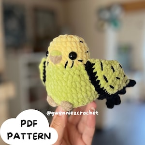 Budgies & Cockatiel Crochet PDF Pattern BUNDLE Low Sew - Etsy
