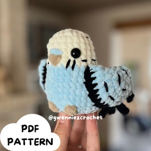 Budgies & Cockatiel Crochet PDF Pattern BUNDLE Low Sew - Etsy