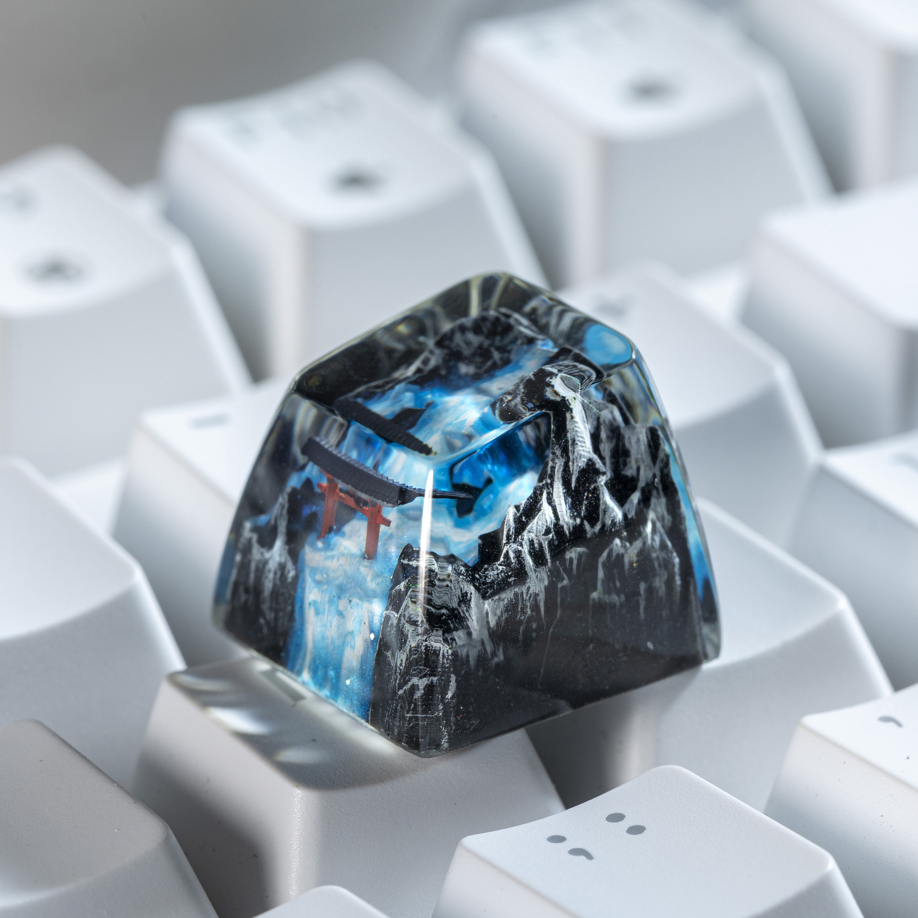 Winter Torii Gate Keycap, Japanese Gate, Artisan Keycap, Keycap for MX ...