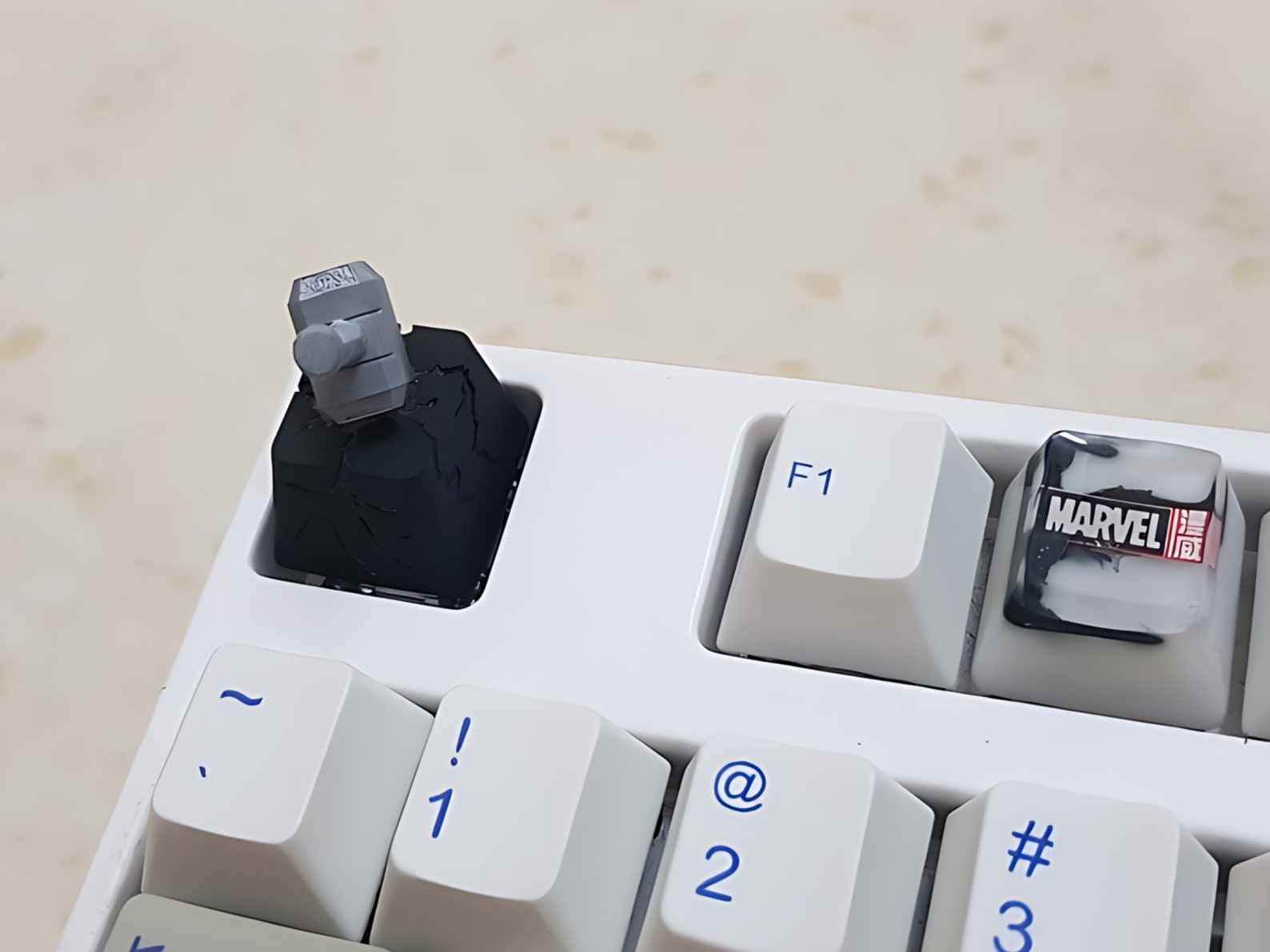 Thor's Hammer Keycap, Mjolnir Keycap, Artisan Keycap, Keycap for MX ...