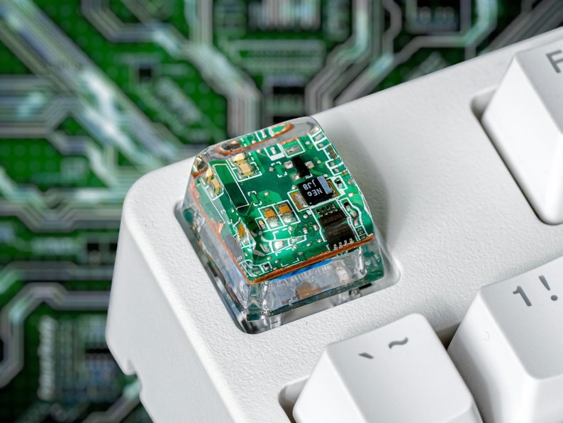 Circuit Board Chip Shift Keycap, OEM Profile, SA Profile, Keycap for MX ...