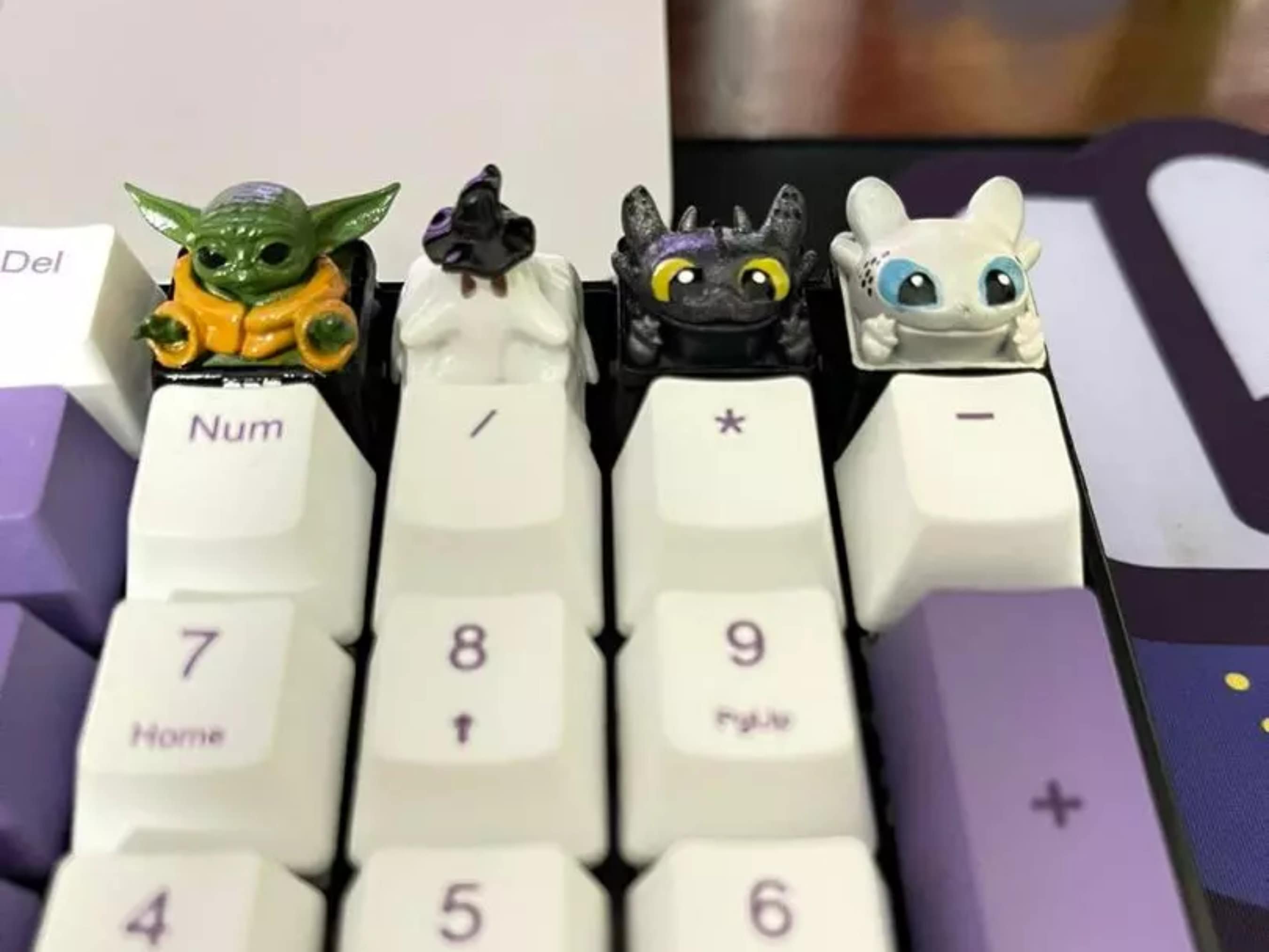 T-ooth.less Keycap, Cartoon Keycap, Esc Keycap, Artisan Keycap, Keycap ...