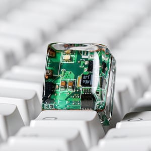 Circuit Board Chip Keycap, Artisan Keycap, Keycap Set for MX Cherry ...