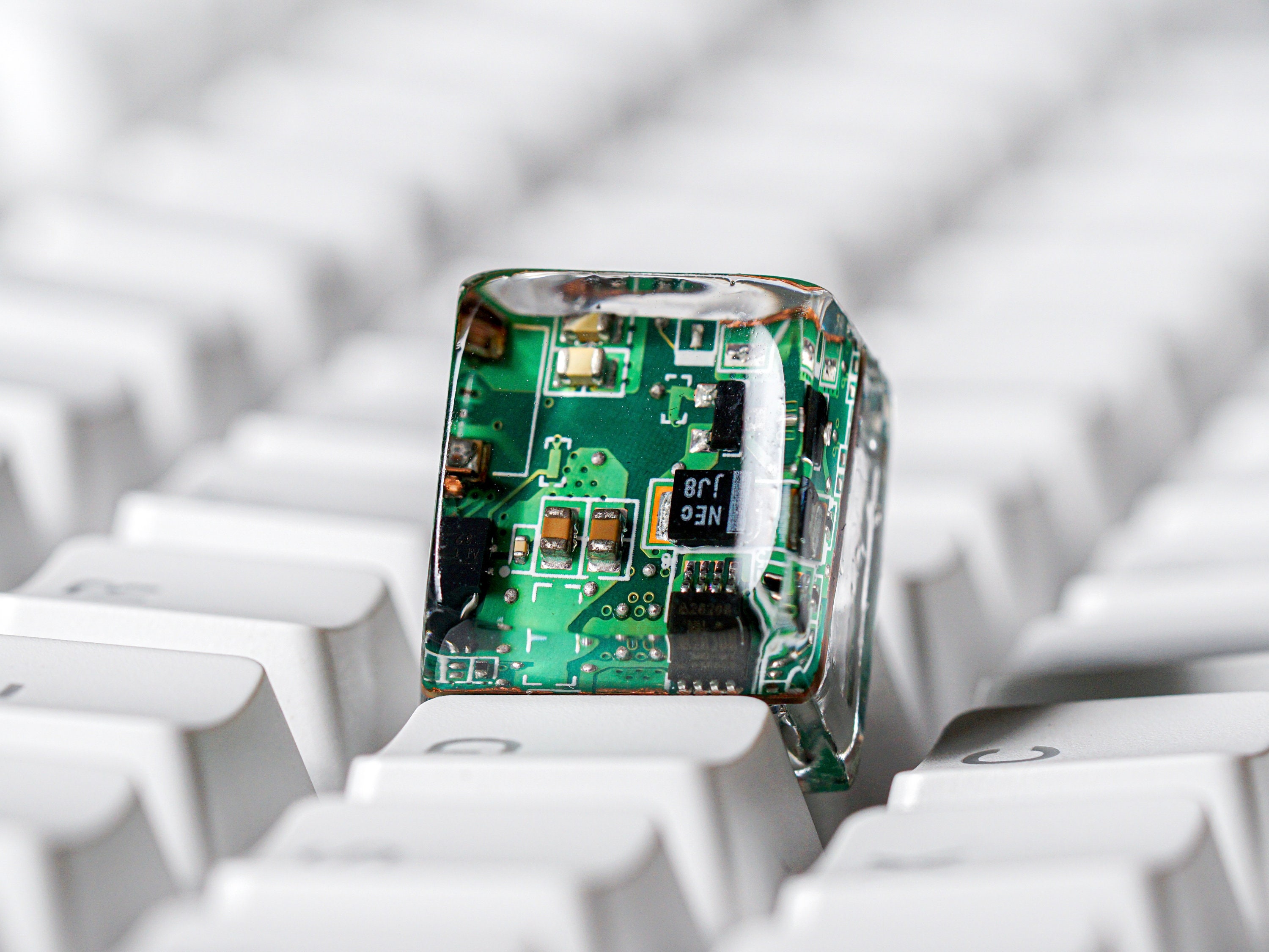 Circuit Board Chip Shift Keycap, OEM Profile, SA Profile, Keycap for MX ...