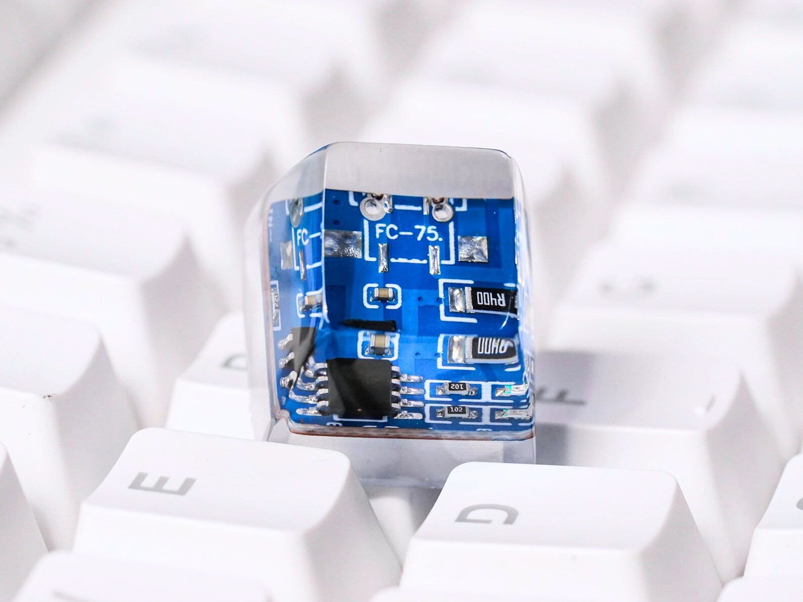 Circuit Board Chip Keycap, Artisan Keycap, Keycap Set for MX Cherry ...