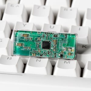 Circuit Board Chip Keycap, Artisan Keycap, Keycap Set for MX Cherry ...