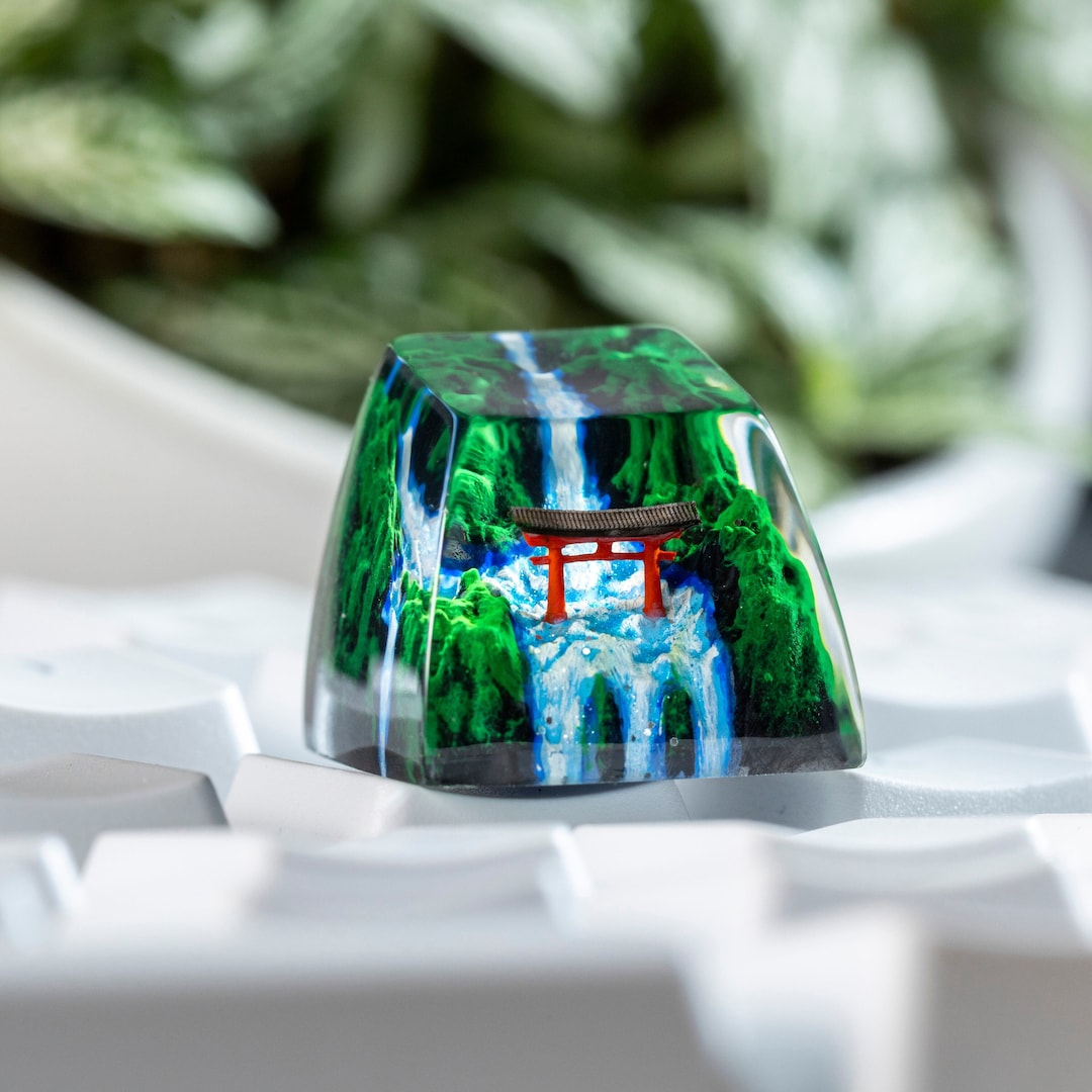 Spring Torii Gate Keycap, Japanese Torii Gate, Landscape Keycap ...