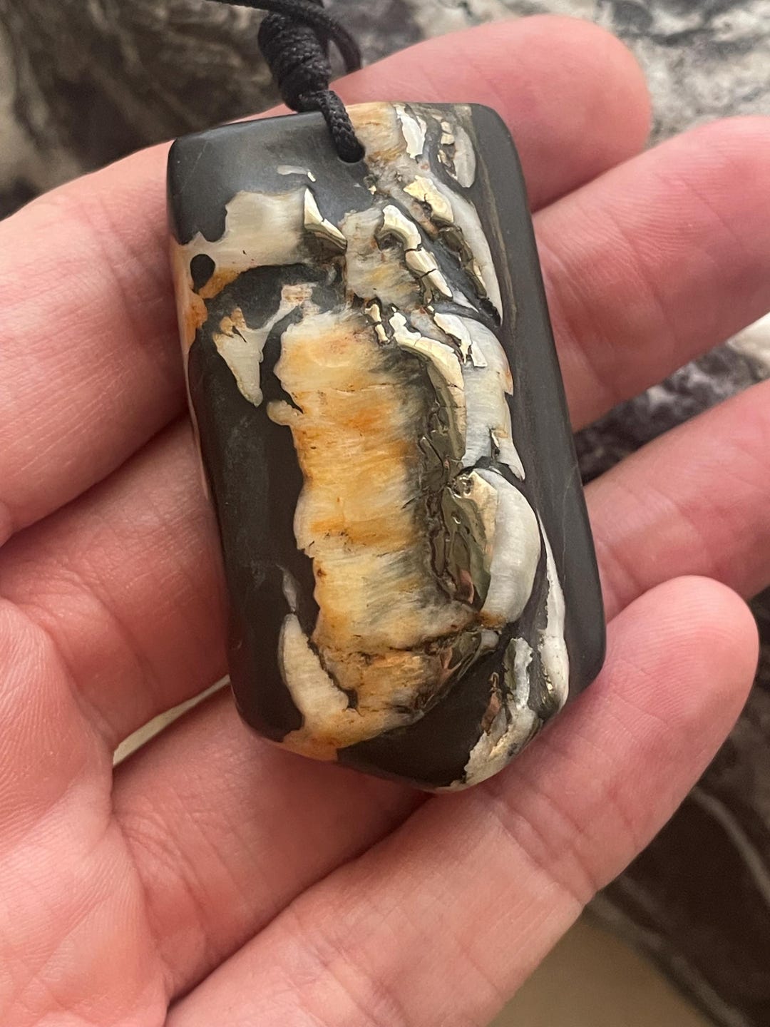 Dragon Bone Stone From Taiwan Rare Gem Handmade Metaphysical Pendant - Etsy