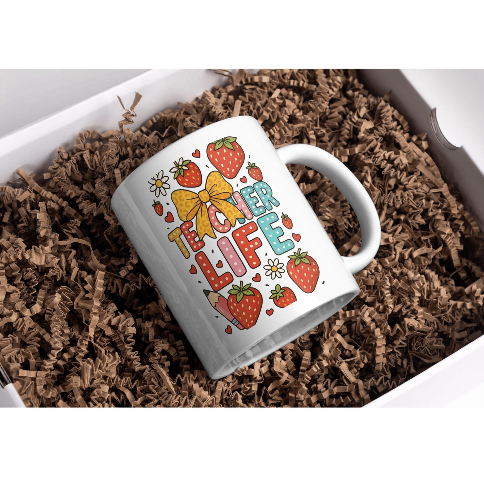 Teacher Life PNG | Fun School Design With Pencil and Fruit, Whimsical ...