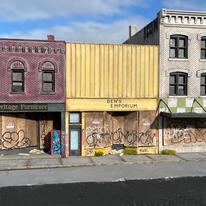 HO Scale Walthers Corner Stone Merchant’s Row VII - Etsy