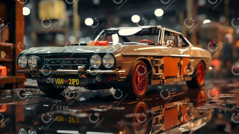 8 Boys 'N Toys Garage Backdrops, Digital, Backgrounds, Kids, Overlays ...