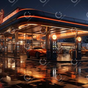 8 Boys 'N Toys Garage Backdrops, Digital, Backgrounds, Kids, Overlays ...