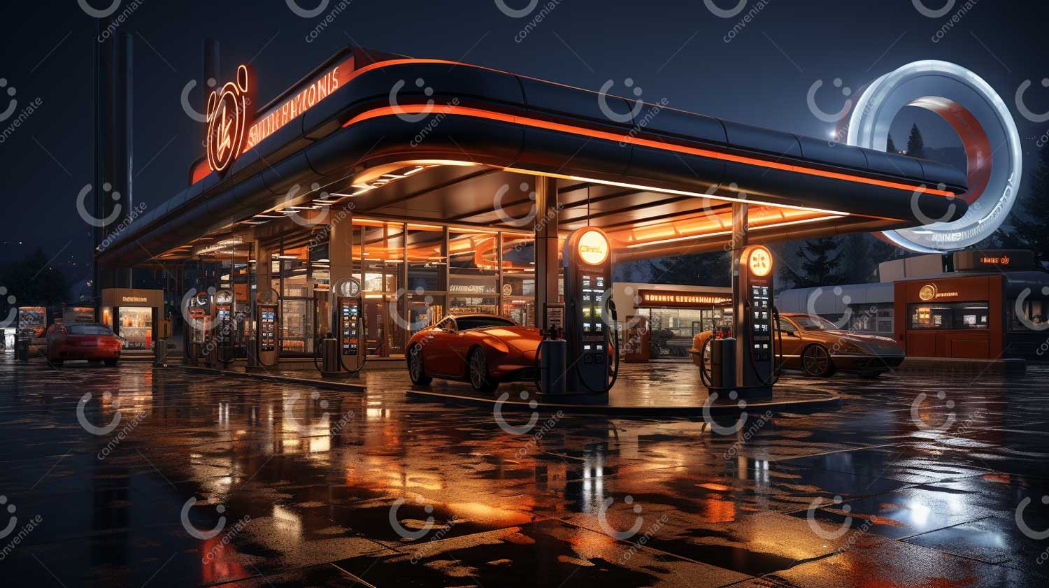 8 Boys 'N Toys Garage Backdrops, Digital, Backgrounds, Kids, Overlays ...