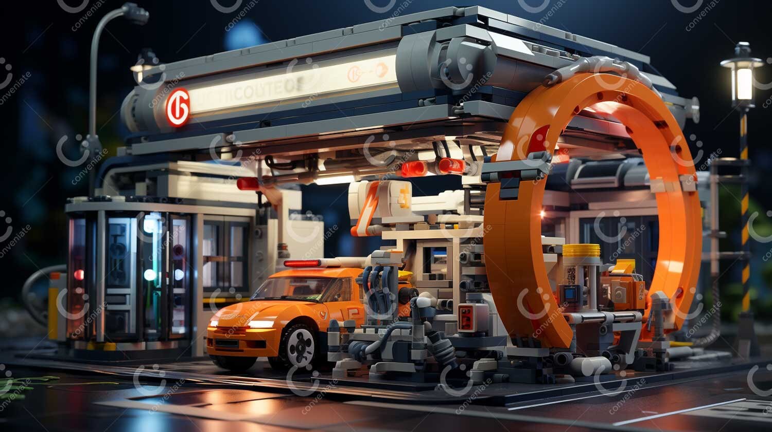 8 Boys 'N Toys Garage Backdrops, Digital, Backgrounds, Kids, Overlays ...
