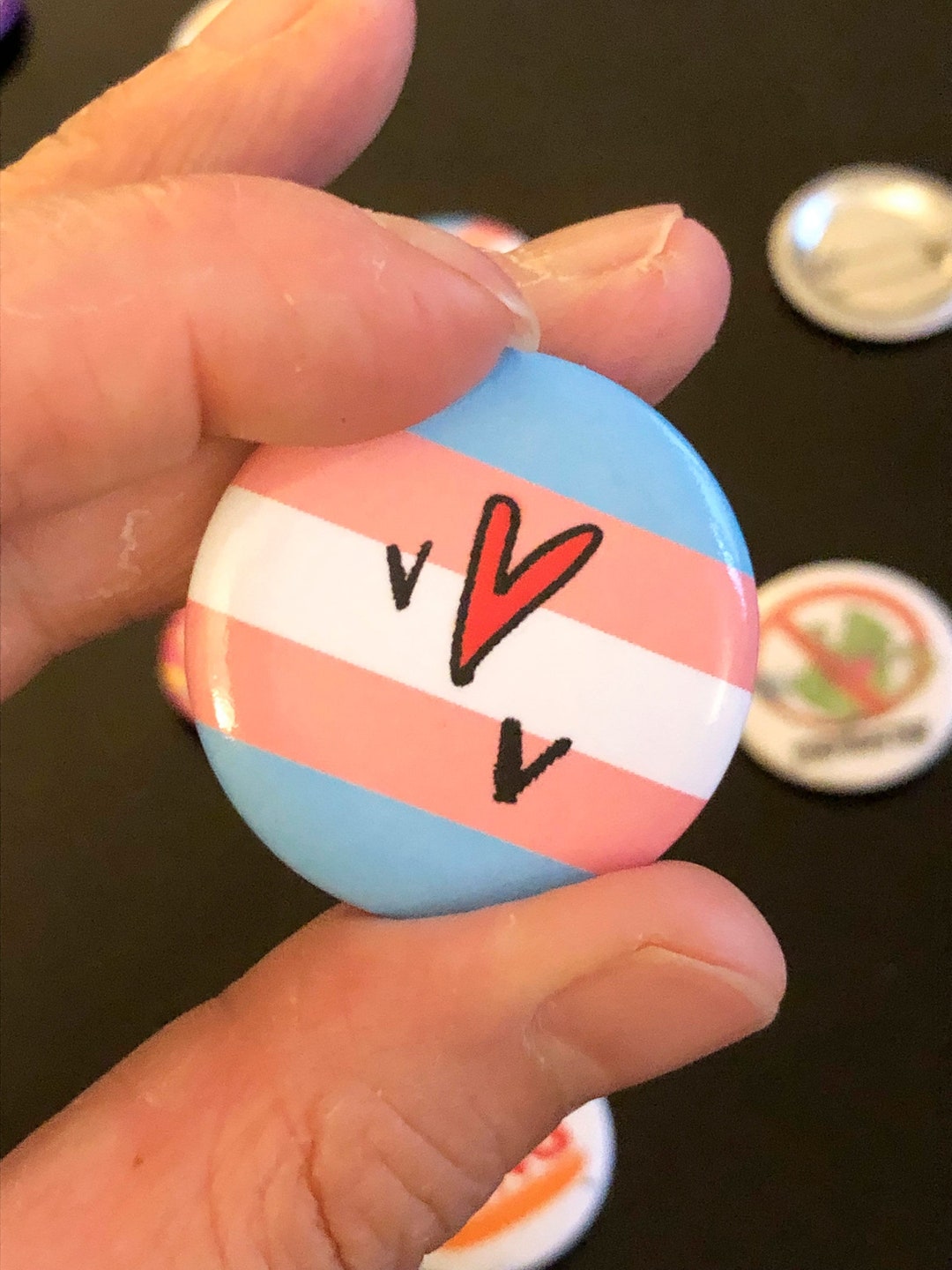 Trans Ally - Ally of Trans People, 38mm Aluminum Badge - Etsy