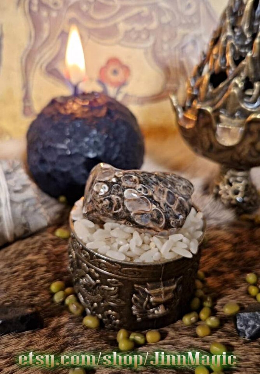 Legendary Jinn Stone of Malik Al-abyad, Gateway to Protection, Wealth ...