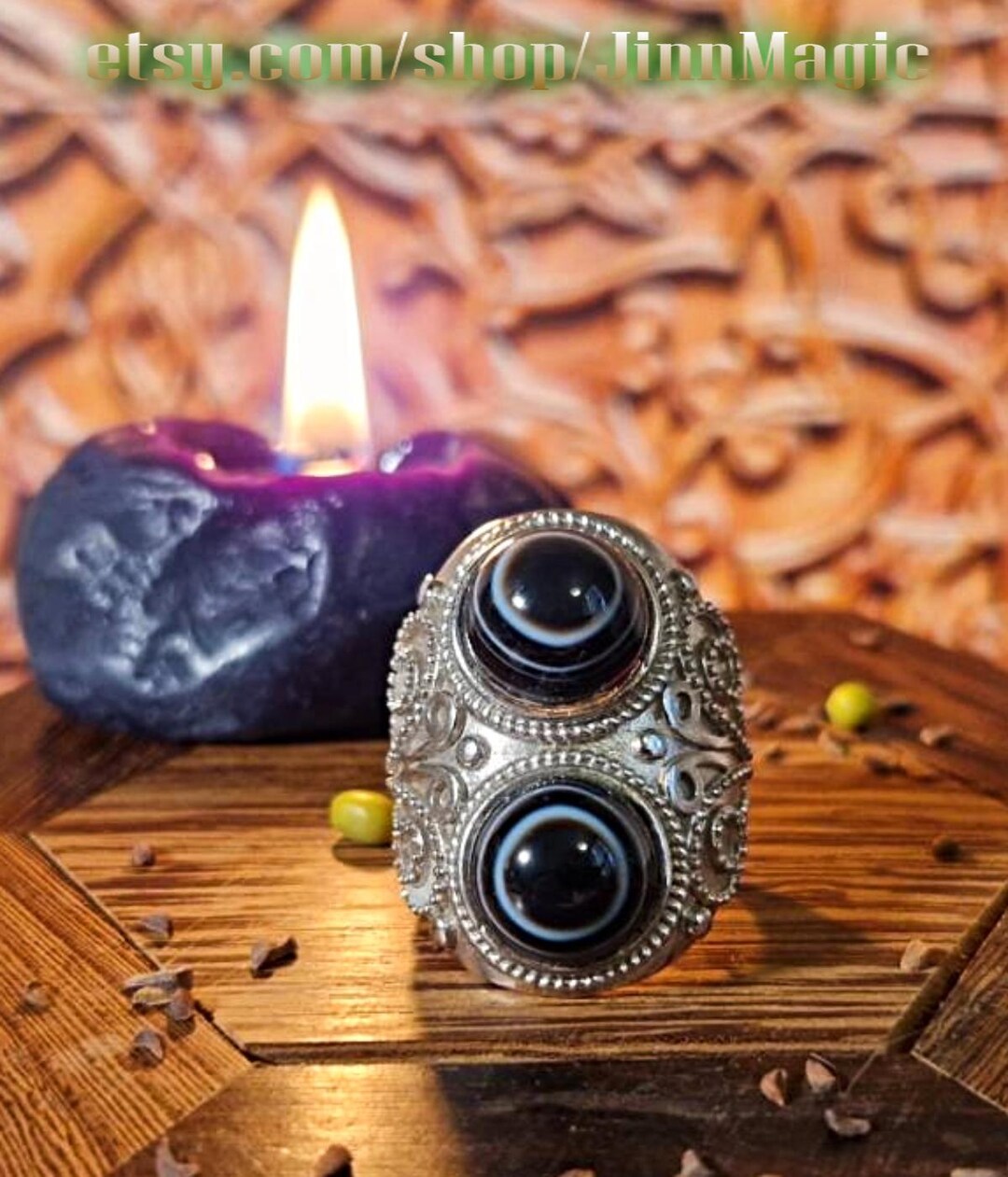 Poderes Místicos, Bênçãos Celestiais e Maestria Espiritual: Anel Jinn ...
