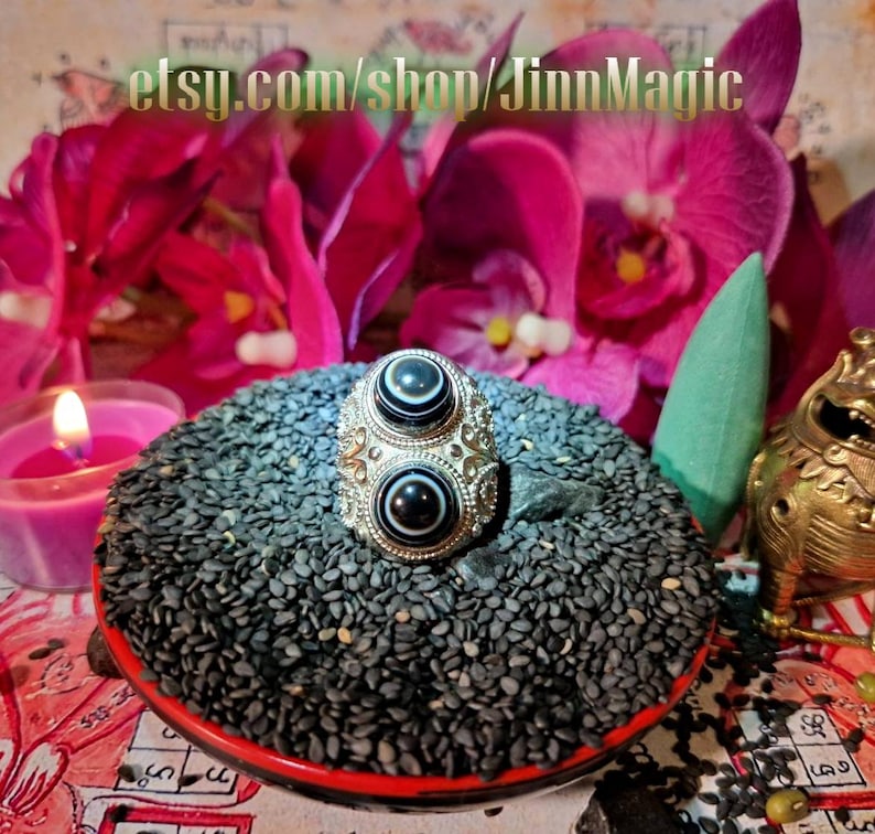 Poderes Místicos, Bênçãos Celestiais e Maestria Espiritual: Anel Jinn ...