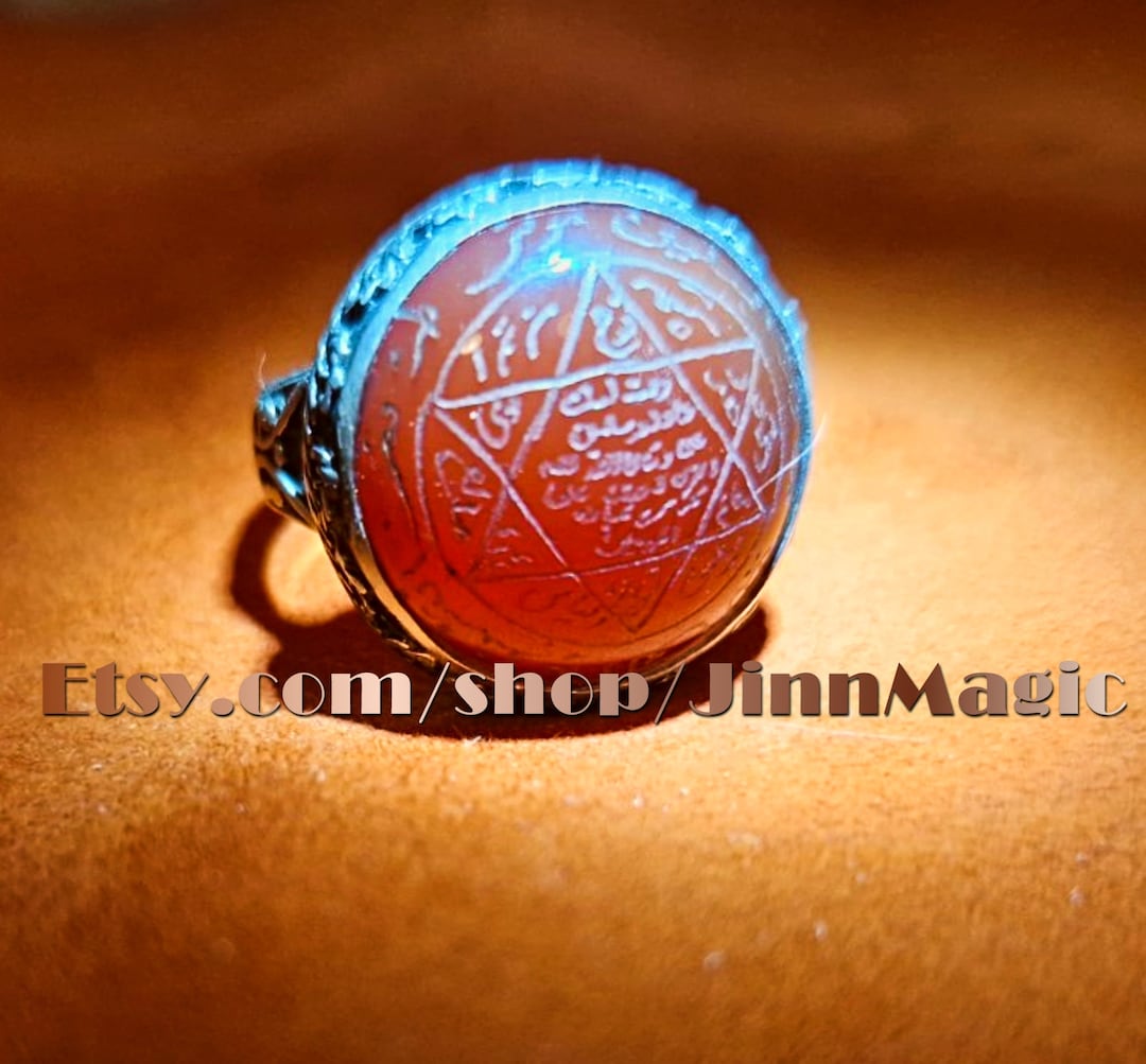King Solomon Jinn Ring, Unlimited Powers, Domination, Commanding ...