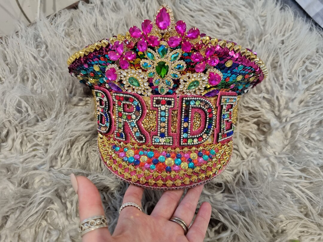 Festival, Bridal, Rave Sergeants Biker Hats Caps - Etsy