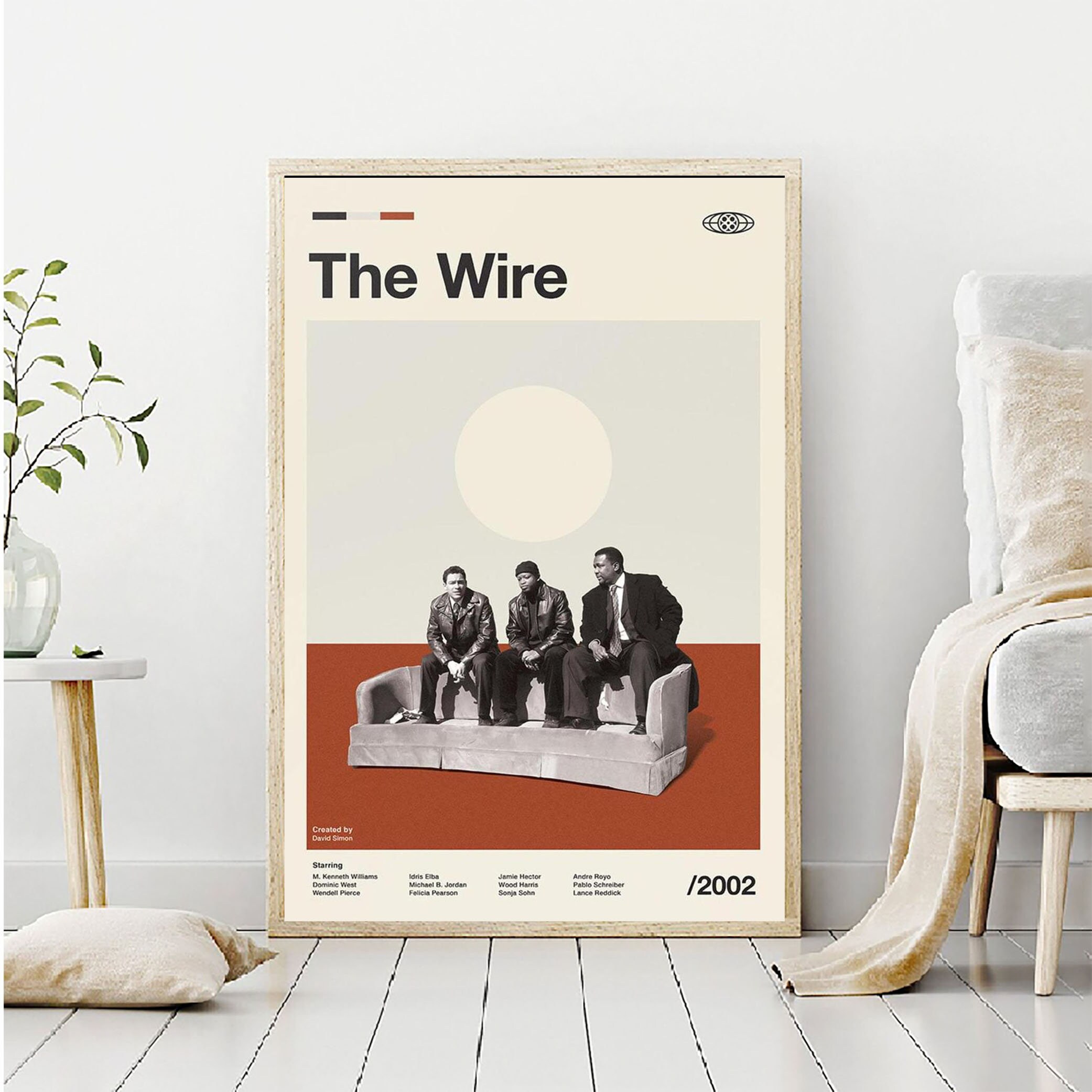 The Wire Poster Midcentury Movie Poster TV Series Modern - Etsy