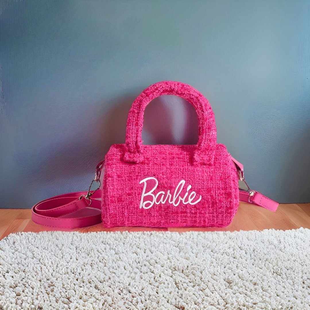 Pink Barbie Woolen Bag for Womenbarbie Accessory Small - Etsy