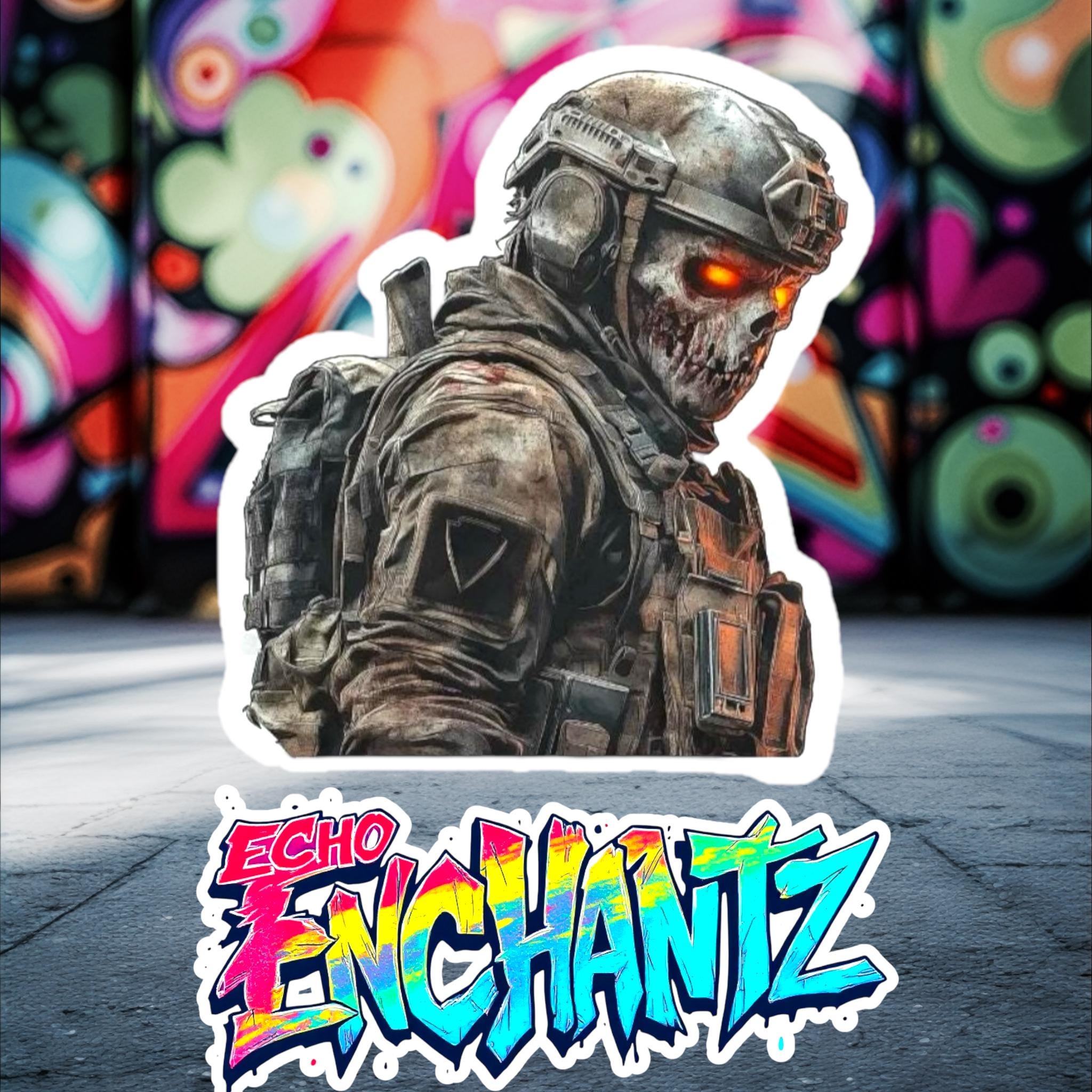 Military Zombie Sticker - High-quality Vinyl Decal for Horror Fans and ...